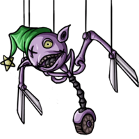 Evil Puppet Enemy at Puppet Nightmares